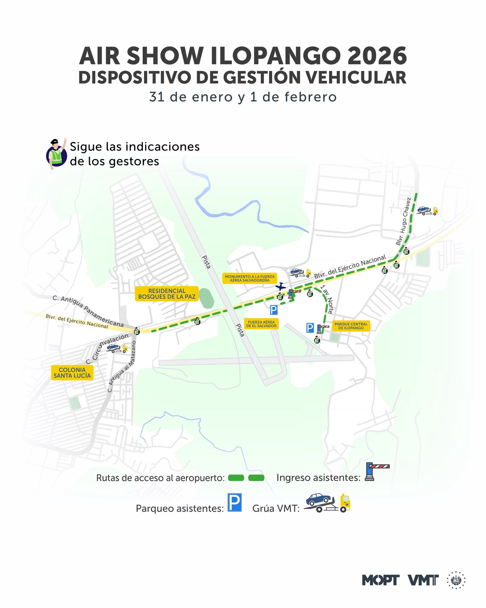Muni263 - VMT desplegará operativo especial de tránsito por el Ilopango ...